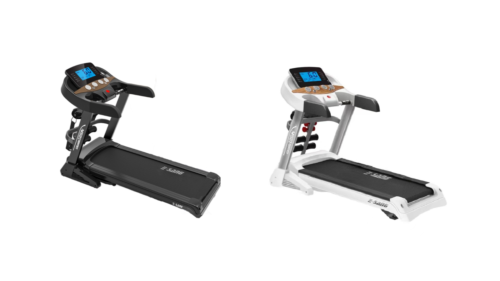 JMQ Fitness G4208 1.25HP 220V Diamond Pattern Foldable Home Treadmill ...