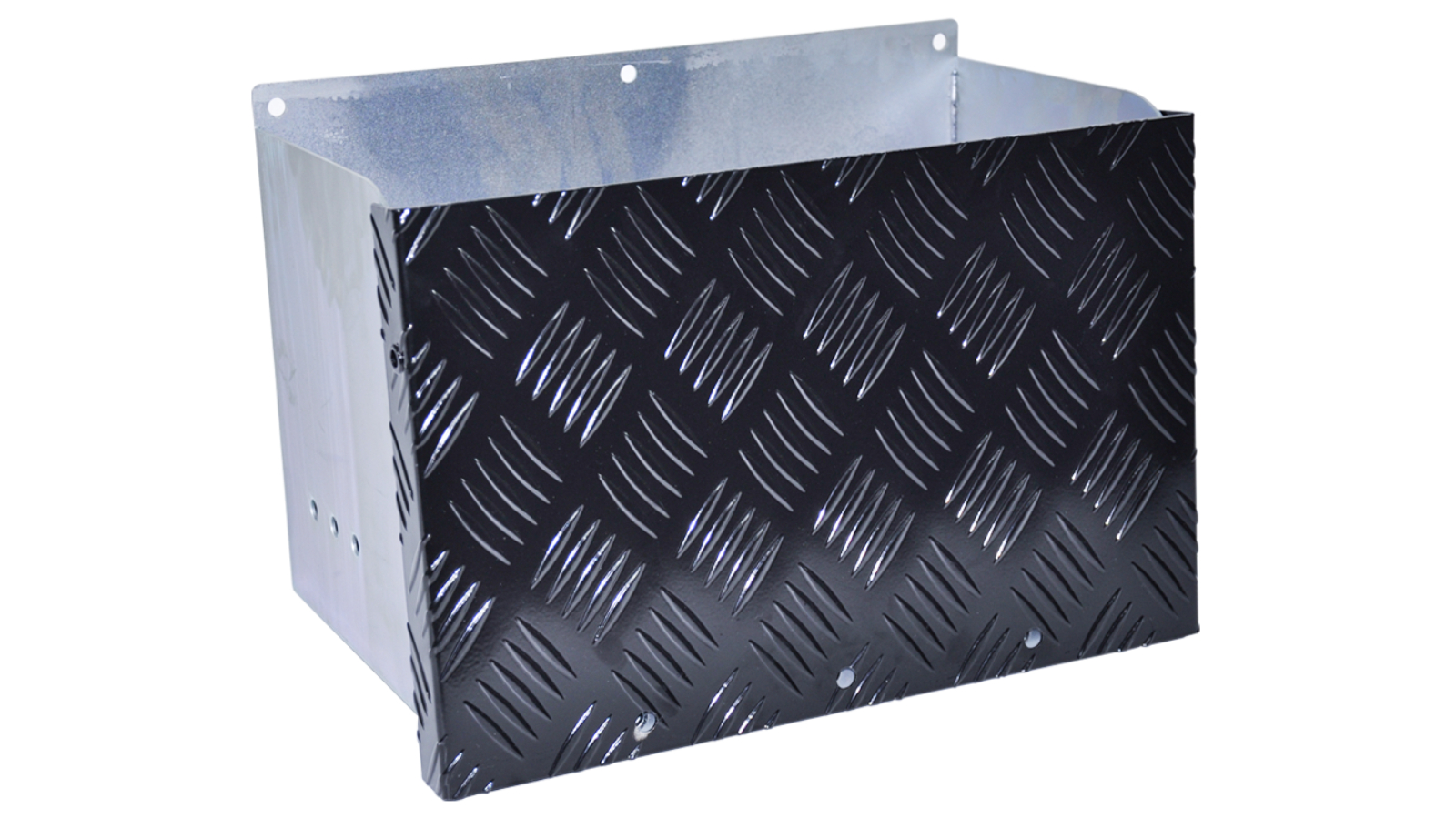 Yarra Supply Sturdy Galvanized Caravan Battery Box Set | Harvey Norman