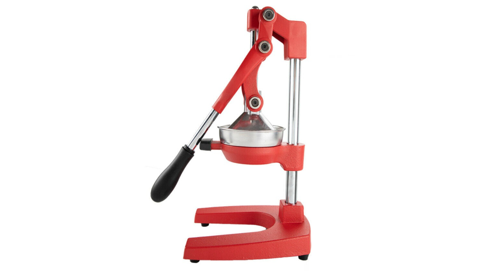 Yarra Supply Stainless Steel Manual Hand Press Juicer - Red | Harvey Norman