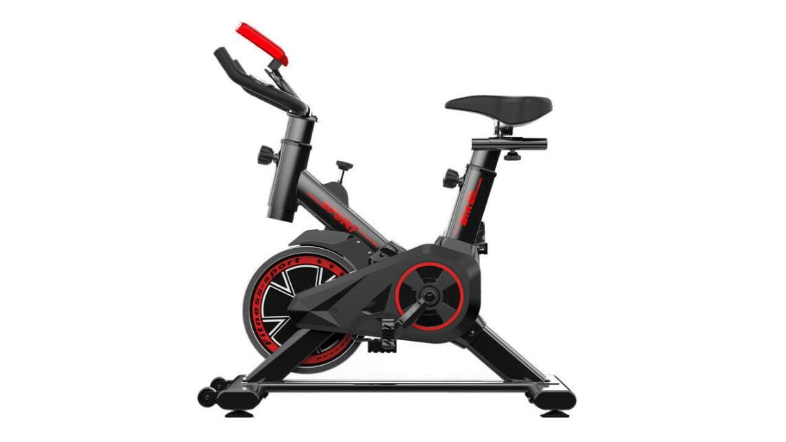 Yarra Supply LED Display Fitness Spin Bike | Harvey Norman