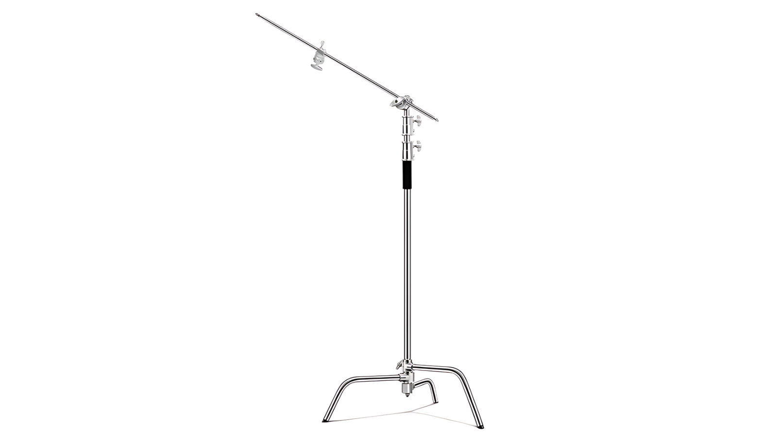 YS Heavy-Duty Stainless Steel C-Stand with Boom Arm Grip Head Sandbag ...