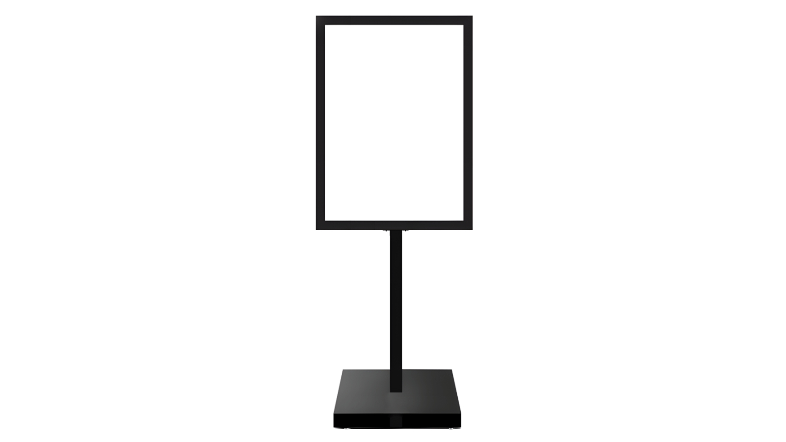 YS A1 Double Sided Floor Frame Poster Display Stand - Black | Harvey Norman