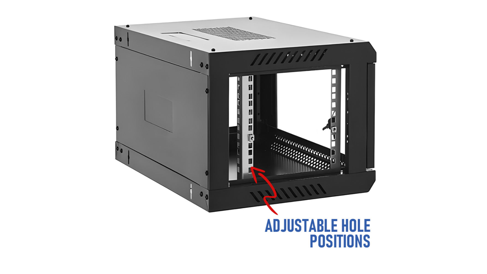 Yarra Supply Wall Mount 12U LAN Cabinet Server Network Data Rack ...
