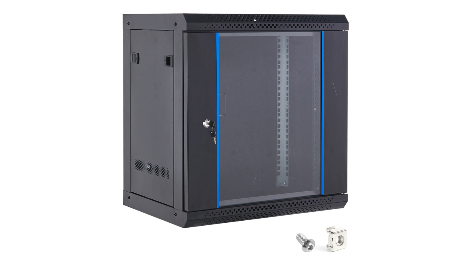 Yarra Supply Wall Mount 12U LAN Cabinet Server Network Data Rack ...