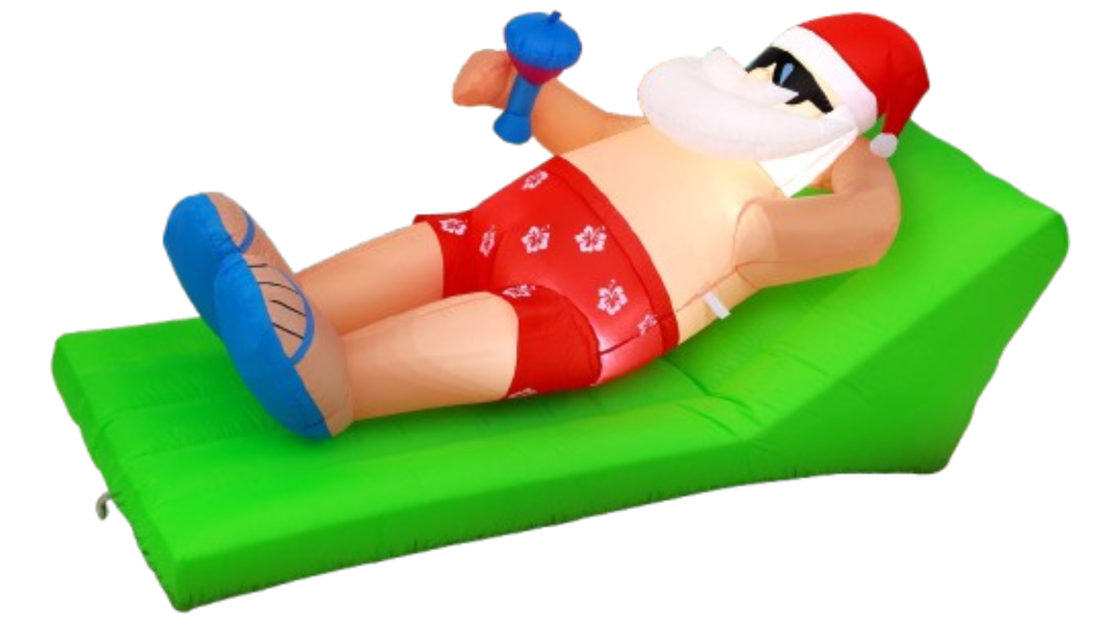 YS 1.8metre LED Inflatable Santa Bench Christmas Decor | Harvey Norman