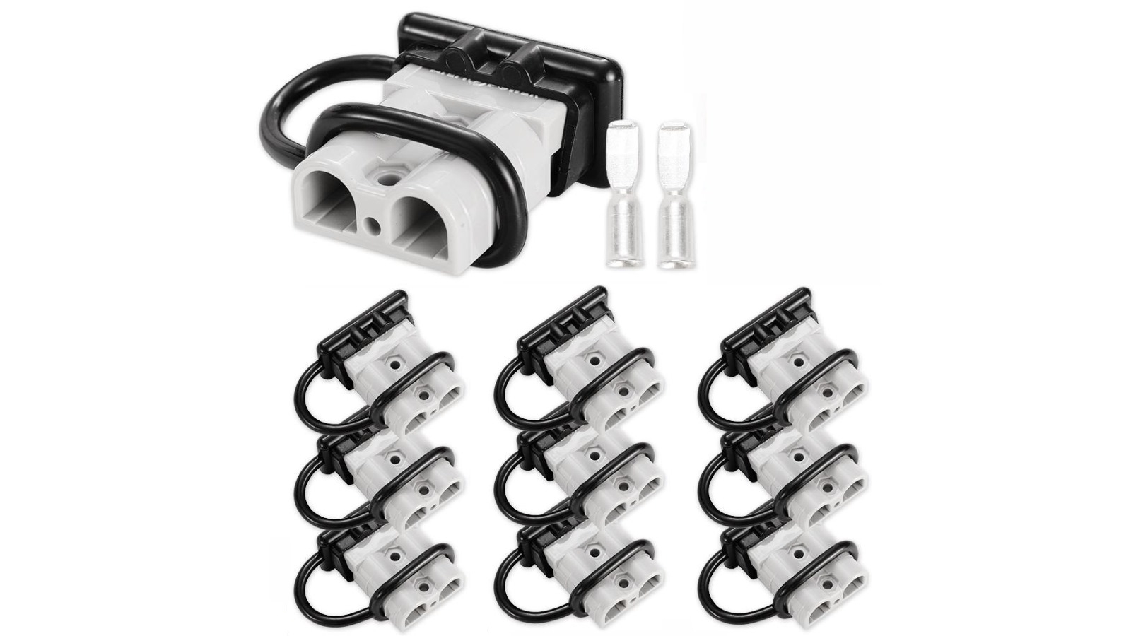 Atem Power 10x Anderson Style Plug 50 Amp with Dust Cap 12-24V 6AWG DC ...