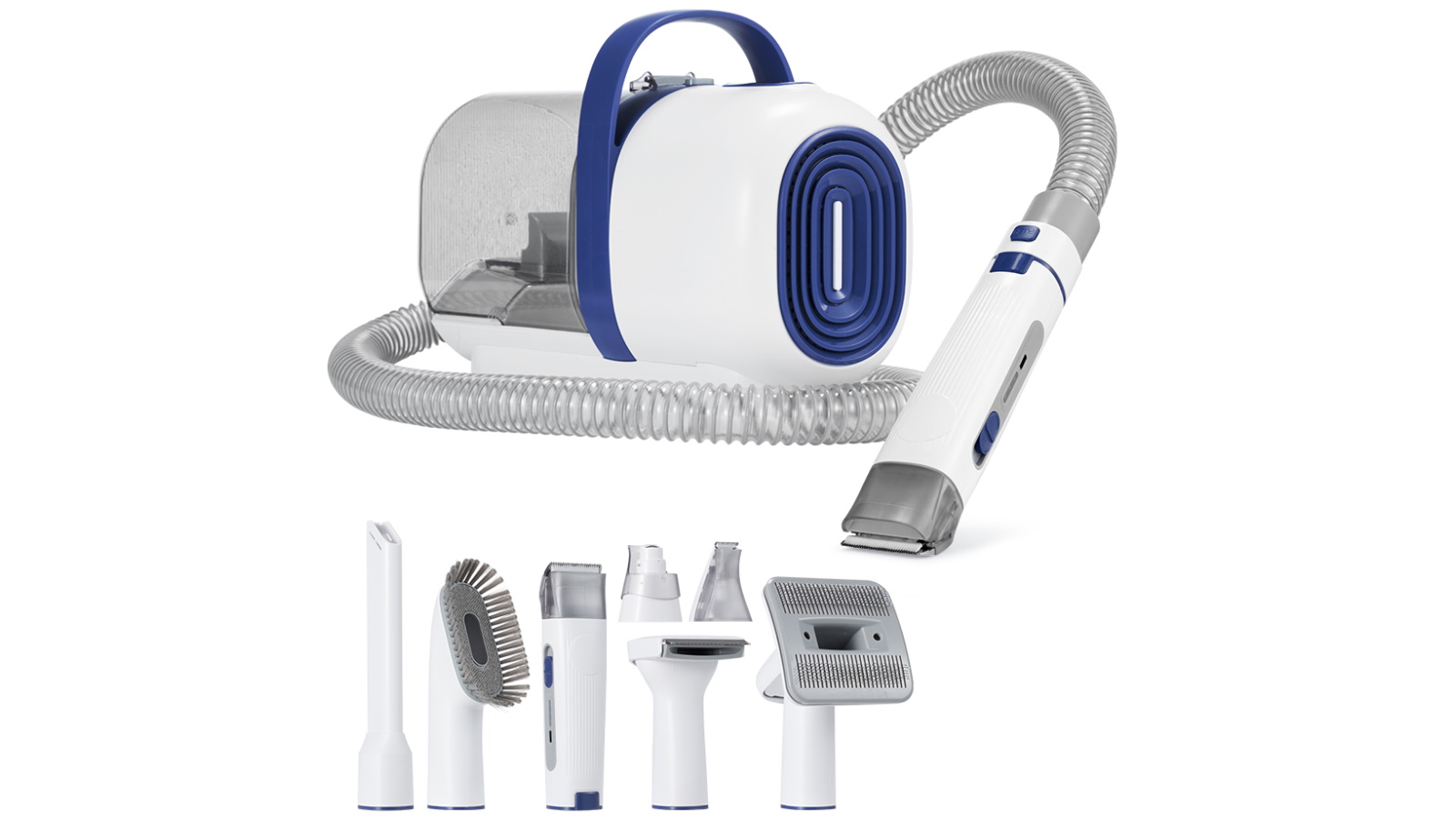Petzly 7-in-1 Pet Grooming Kit for Cat and Dog - Blue | Harvey Norman