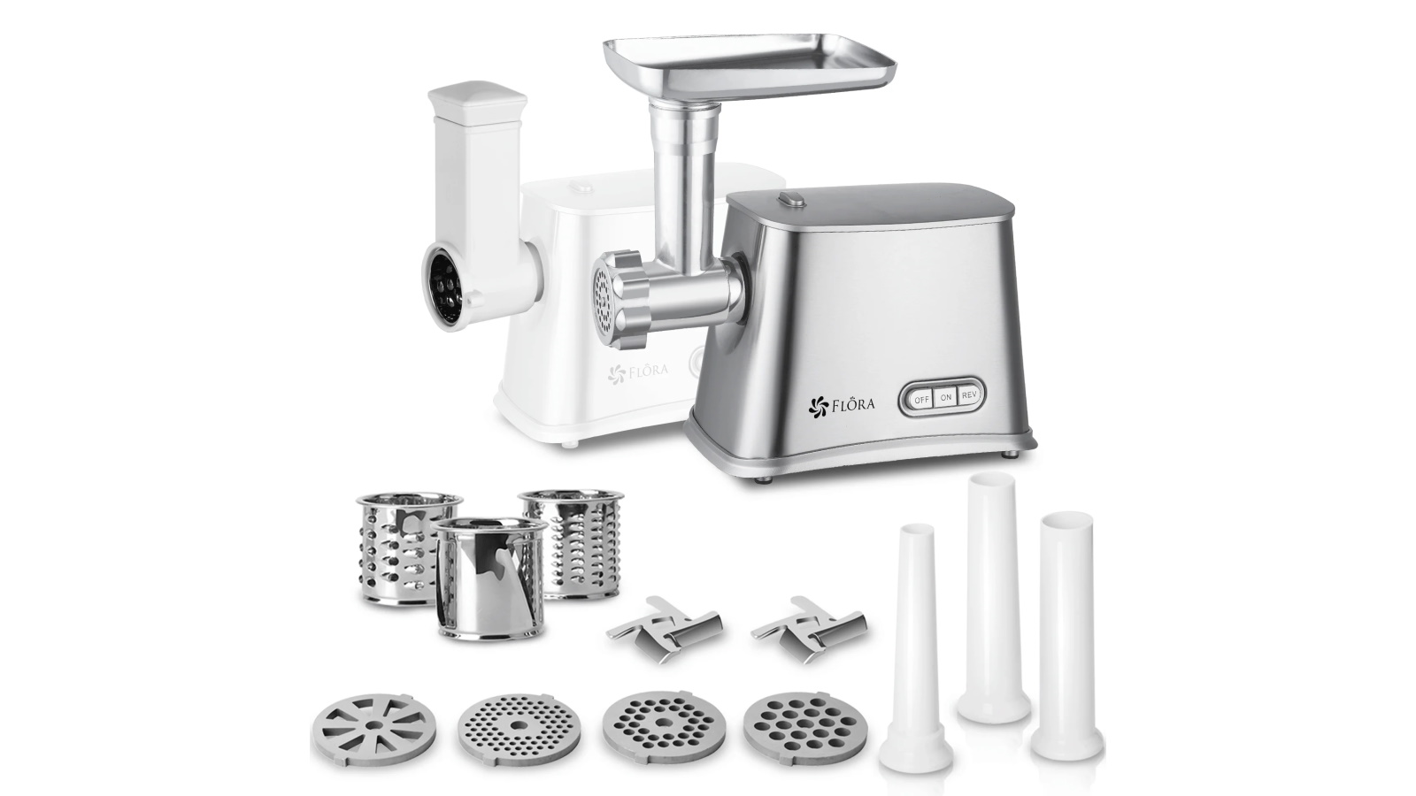 Flora MGM-GS550 3-in-1 Multi-Functional Electric Meat Mincer with ...