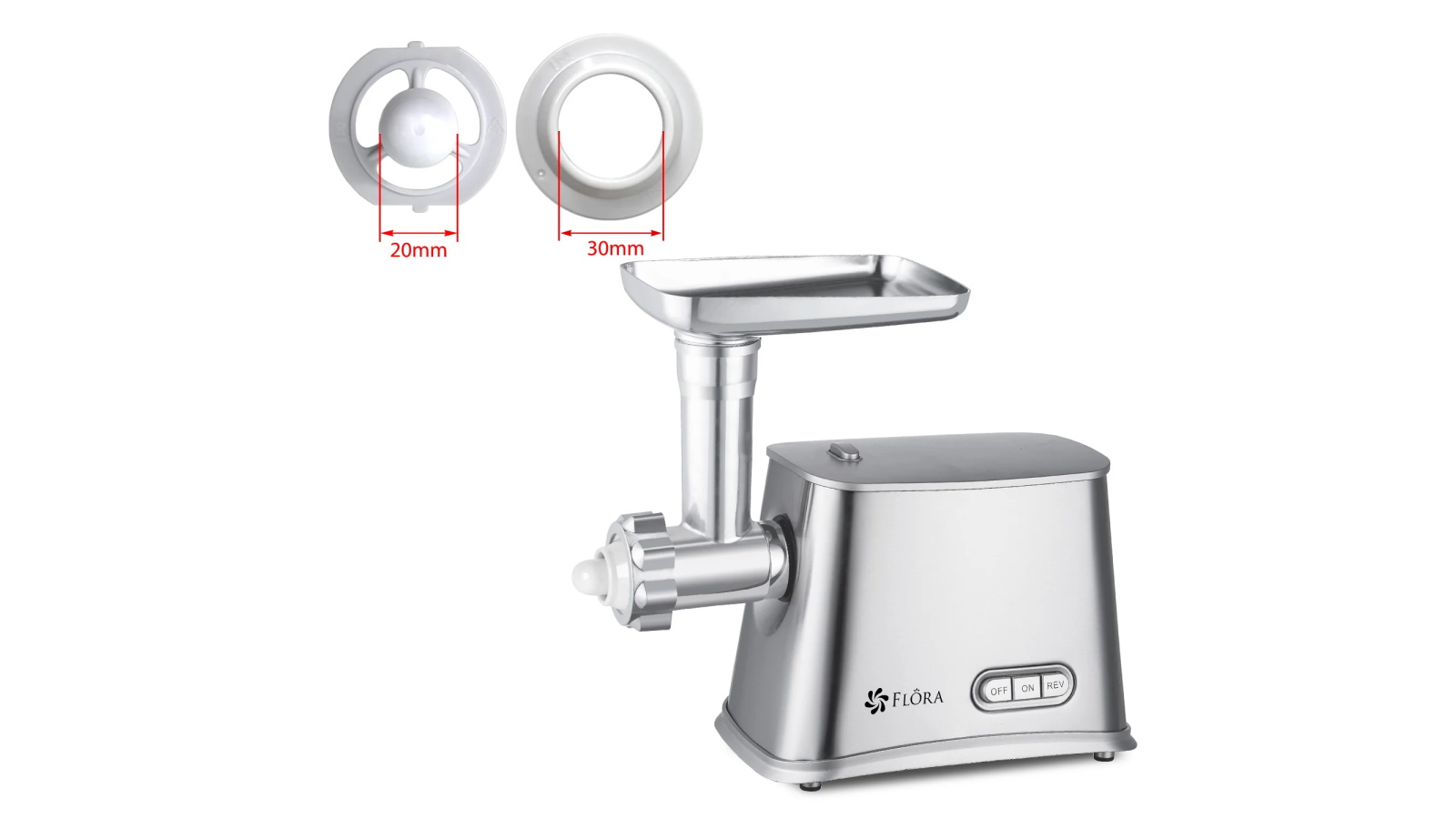 Flora MGM-GS550 3-in-1 Multi-Functional Electric Meat Mincer with ...