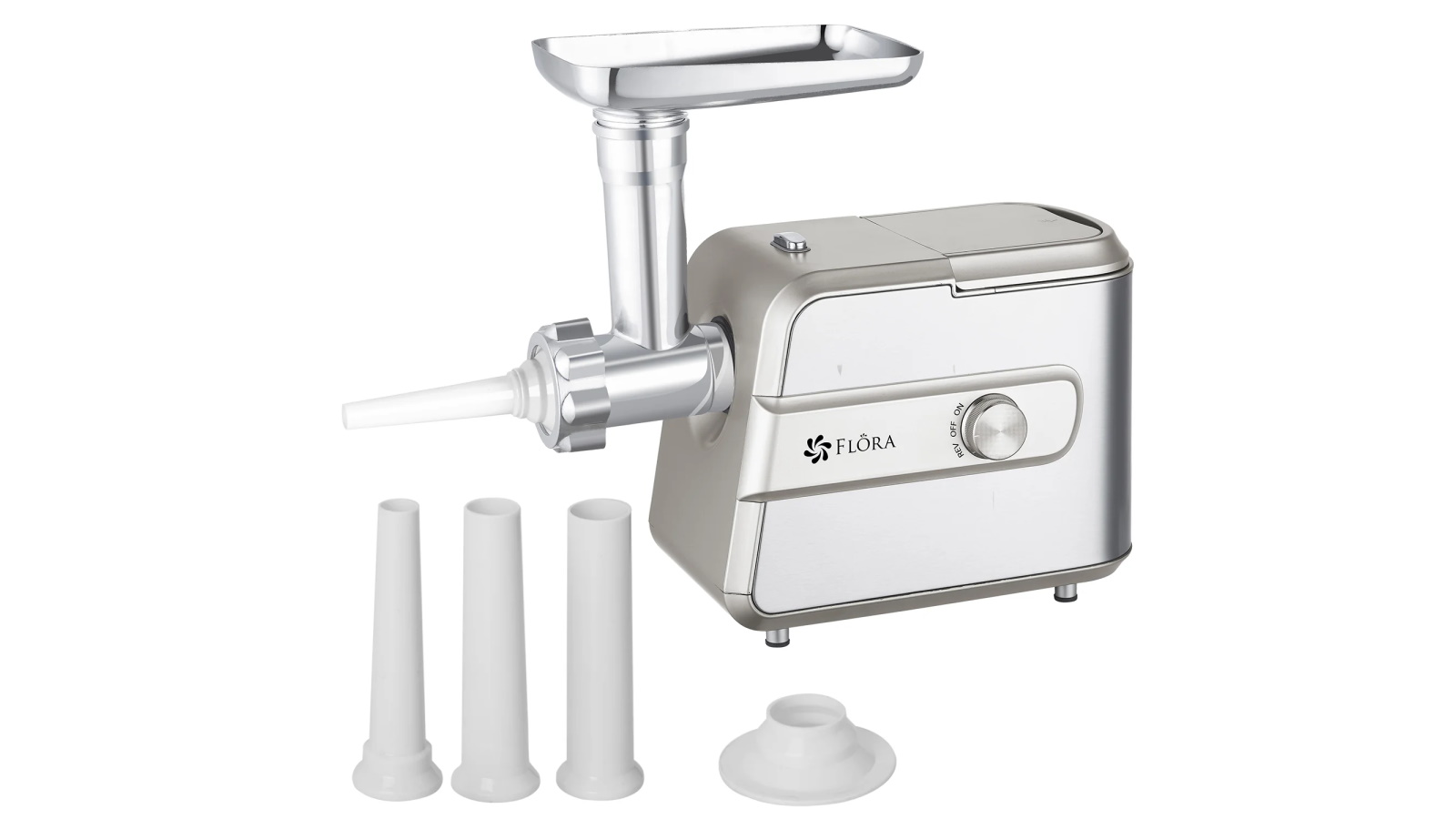 Flora 3-in-1 Multi-Functional Electric Meat Mincer with Tomato Sauce ...