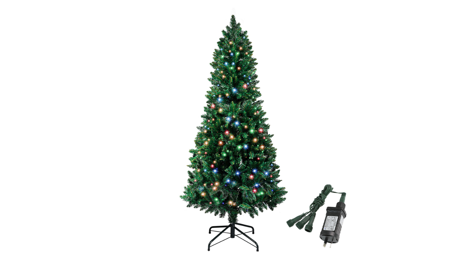 Santaco 420 Tip Christmas Tree with 200 Multi-coloured 30V LED Light ...