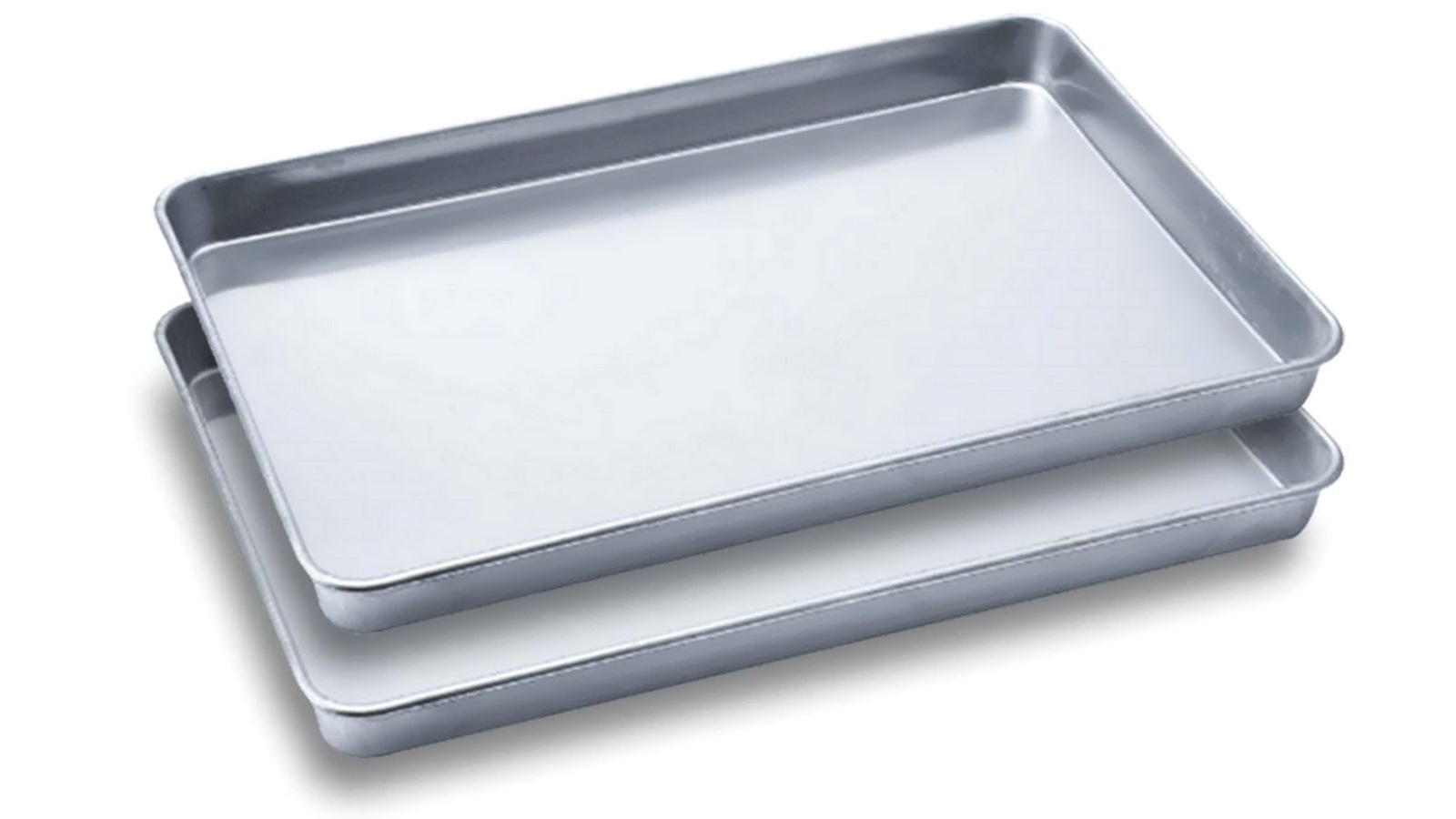 SOGA 2x Aluminium Oven Baking Pan Cooking Tray for Baker Gastronorm ...