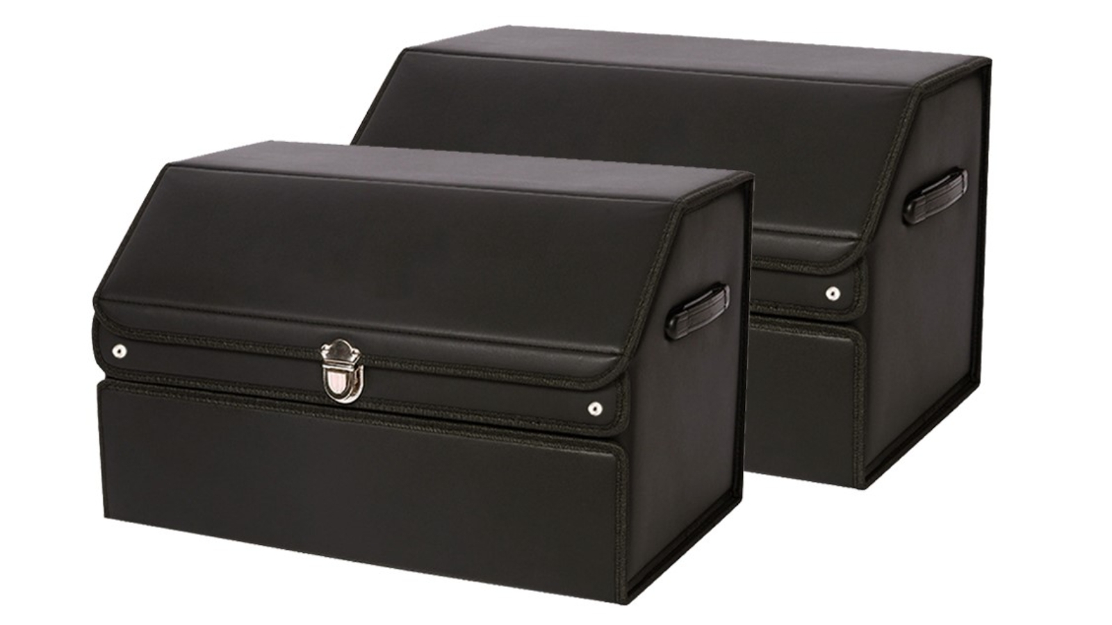 Soga 2 Piece Car Boot Organizer Box with Lock - 56cm | Harvey Norman