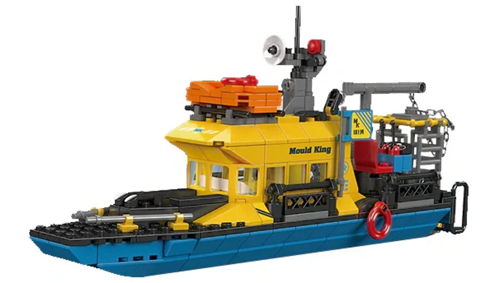 Mould King 10134 Mini Submarine for Underwater Exploration 380 Piece ...