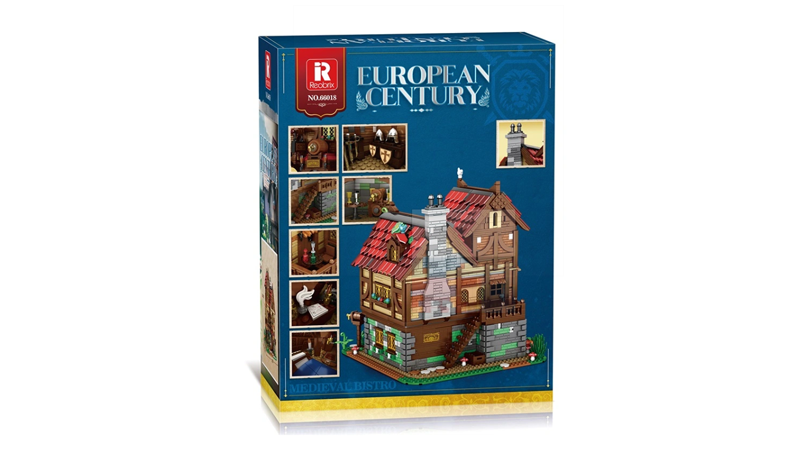 Reobrix Medieval Bistro Village in European Century Building Set ...