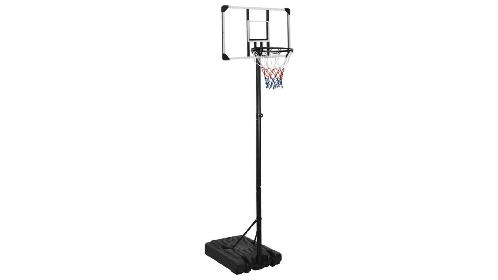 vidaXL Transparent Polycarbonate Basketball Stand - 235-305cm | Harvey ...