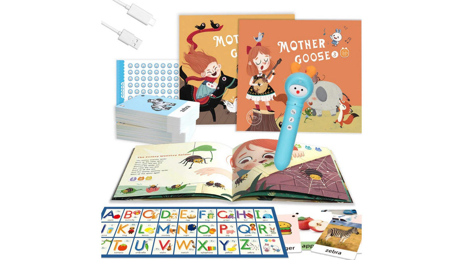 YS Early Educational Reading and Talking Pen Set | Harvey Norman