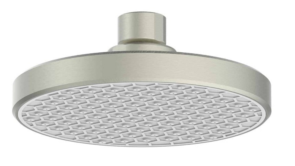 Greens Glide RainBoost Shower Rose Only - Brushed Nickel | Harvey Norman