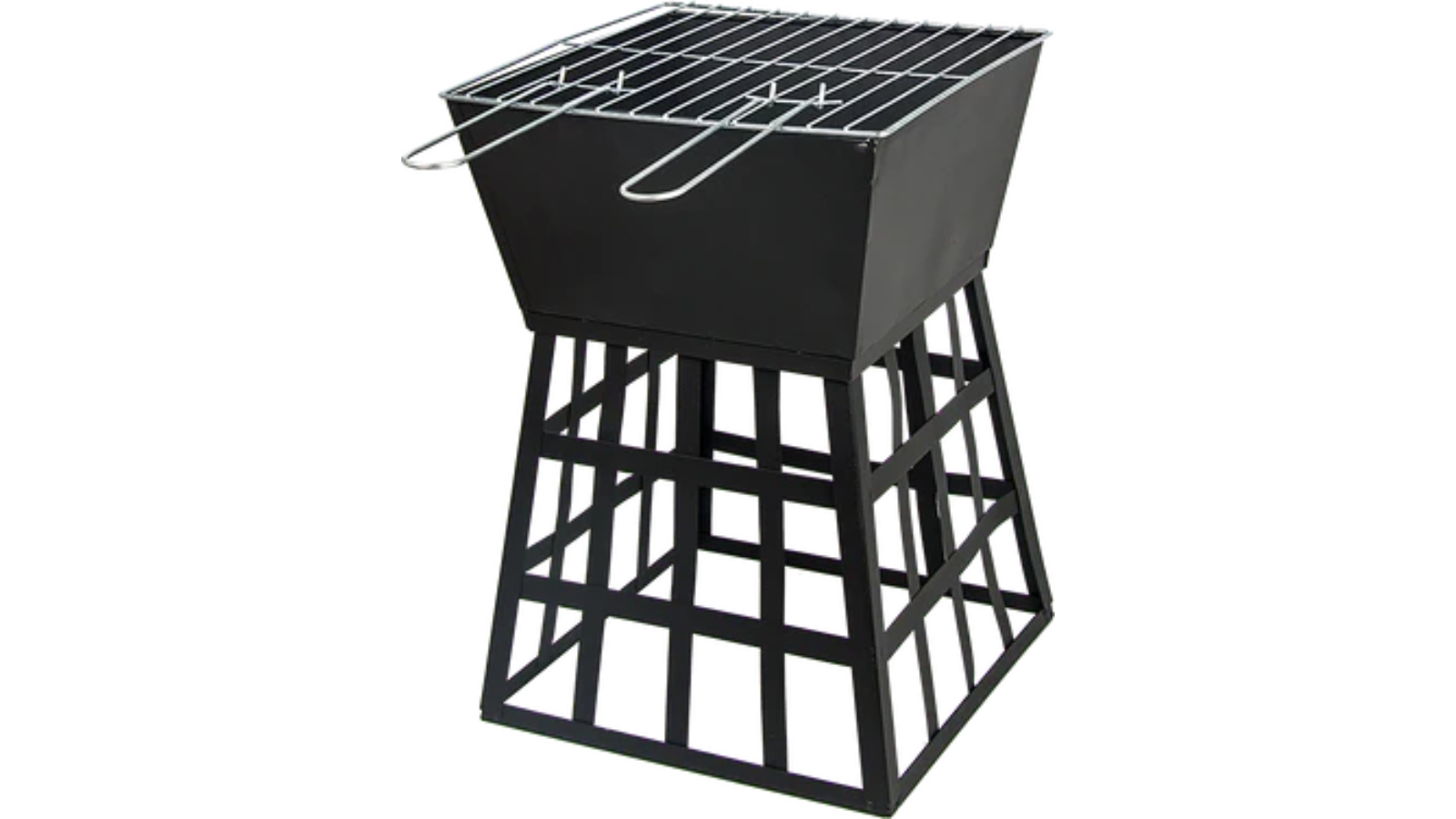 Serrano Black Fire Pit Square Log | Harvey Norman