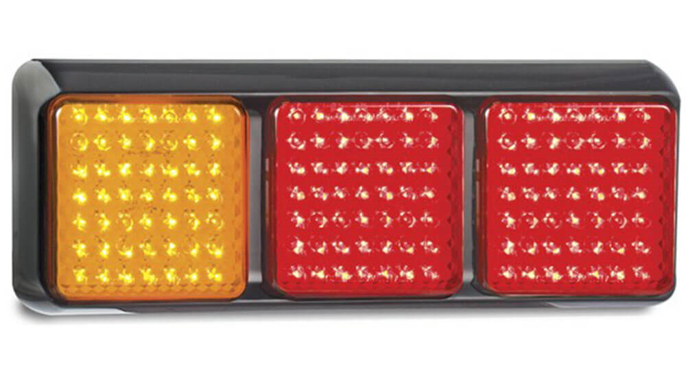 Trailer Light LED Black Combo Set - 278x100mm | Harvey Norman