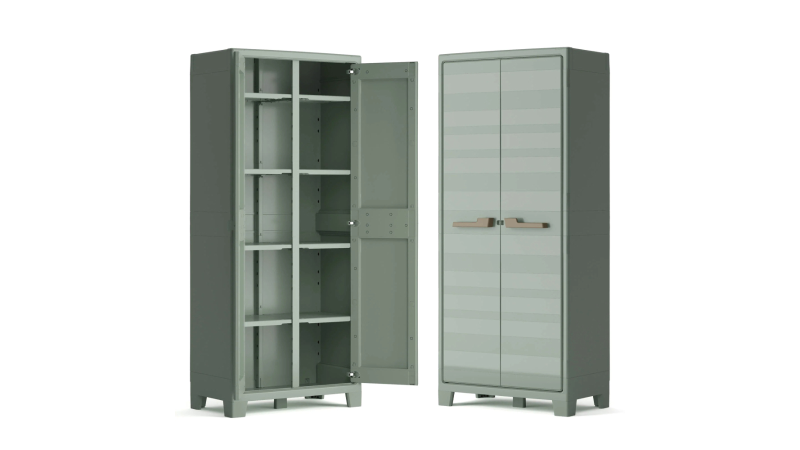 Keter Planet Outdoor Multispace Cabinet - 2 Piece | Harvey Norman