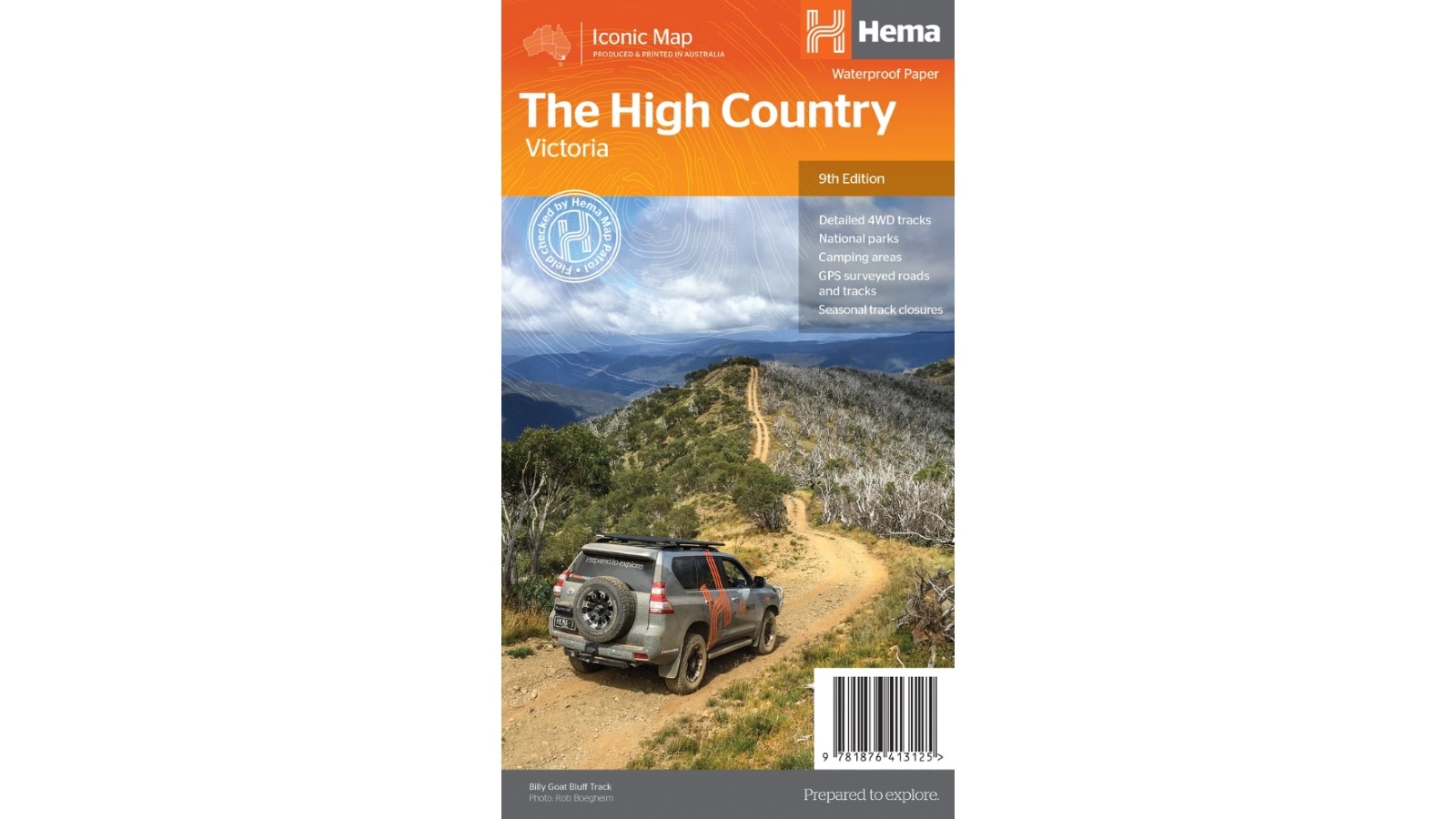 Hema Maps The Victorian High Country Overview Map (1:200k) (Waterproof ...