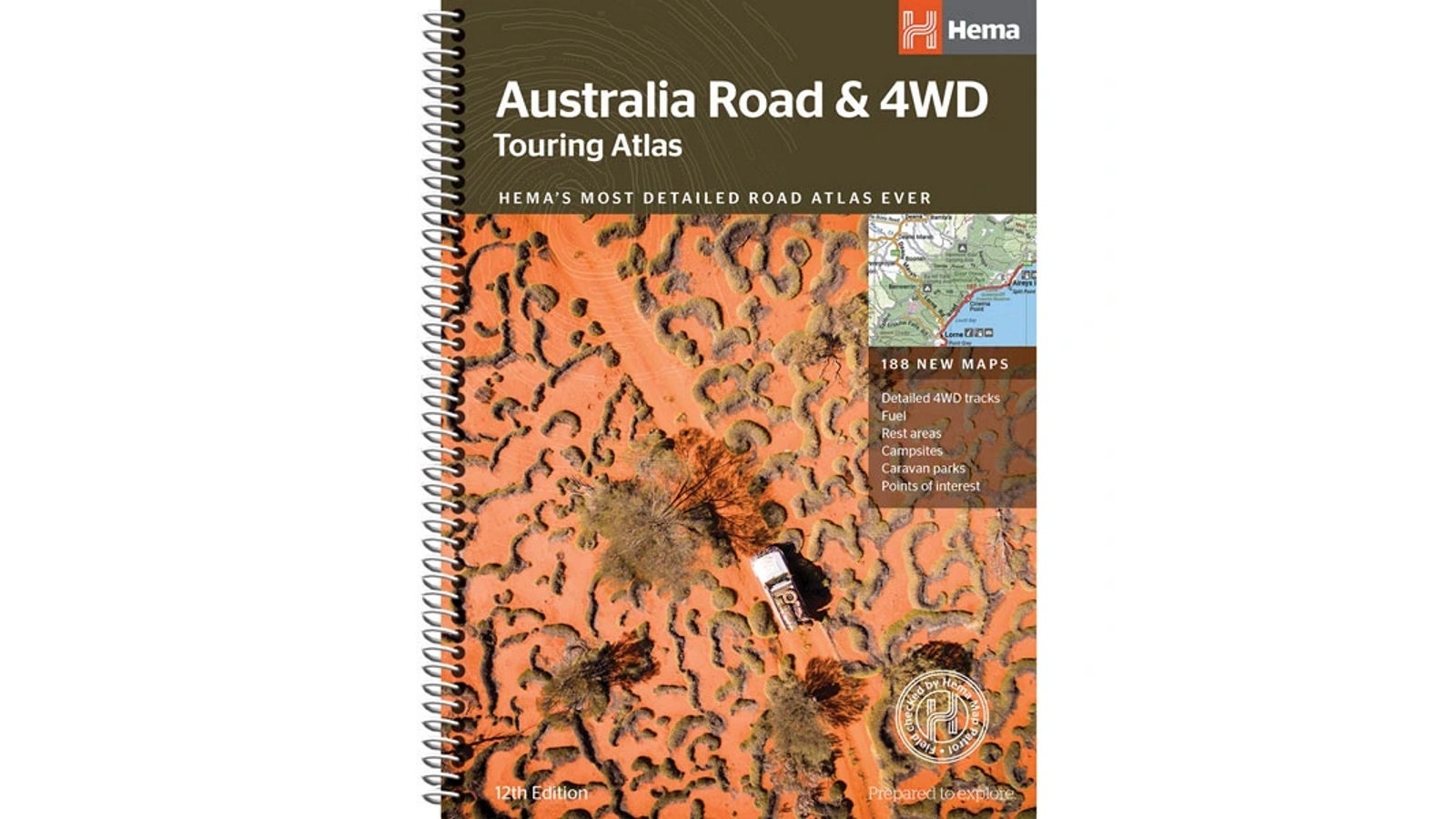 Hema Maps Australia Road & 4WD Touring Atlas Map - 215 x 29.7cm ...