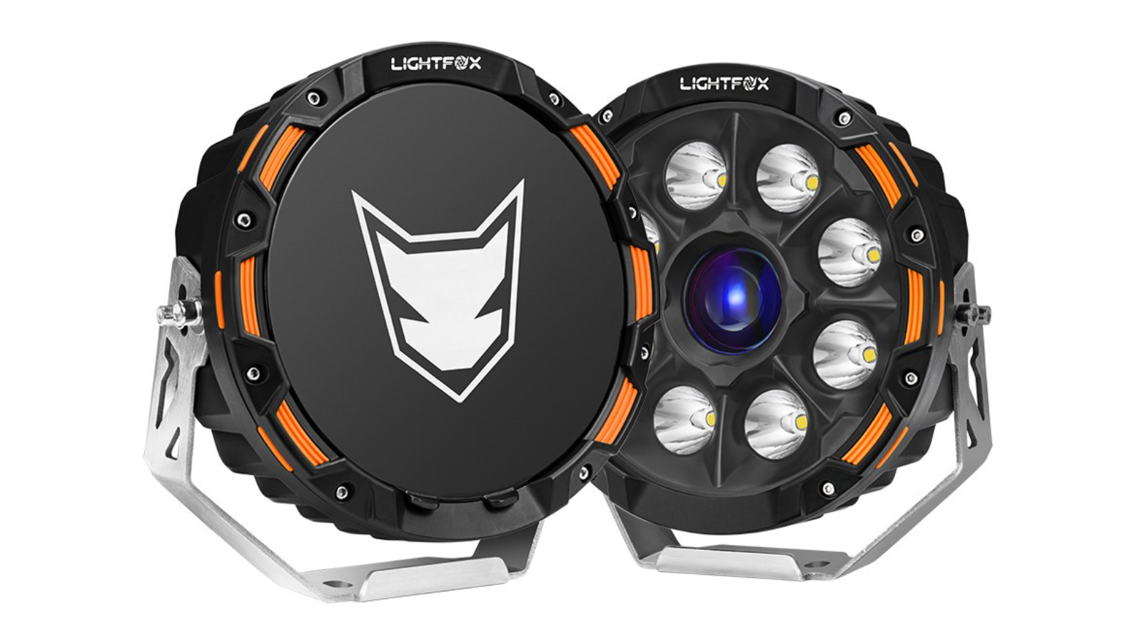 Lightfox 9 Inch Osram Laser LED Driving Lights - Black | Harvey Norman