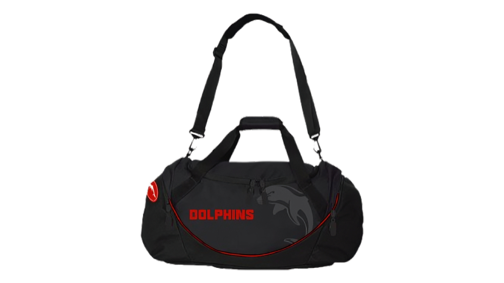 NRL Large Dolphins Shadow Sports Bag Shoulder Strap | Harvey Norman