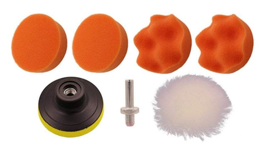 HOD 7 Piece Waved Sponge Polishing Pads | Harvey Norman