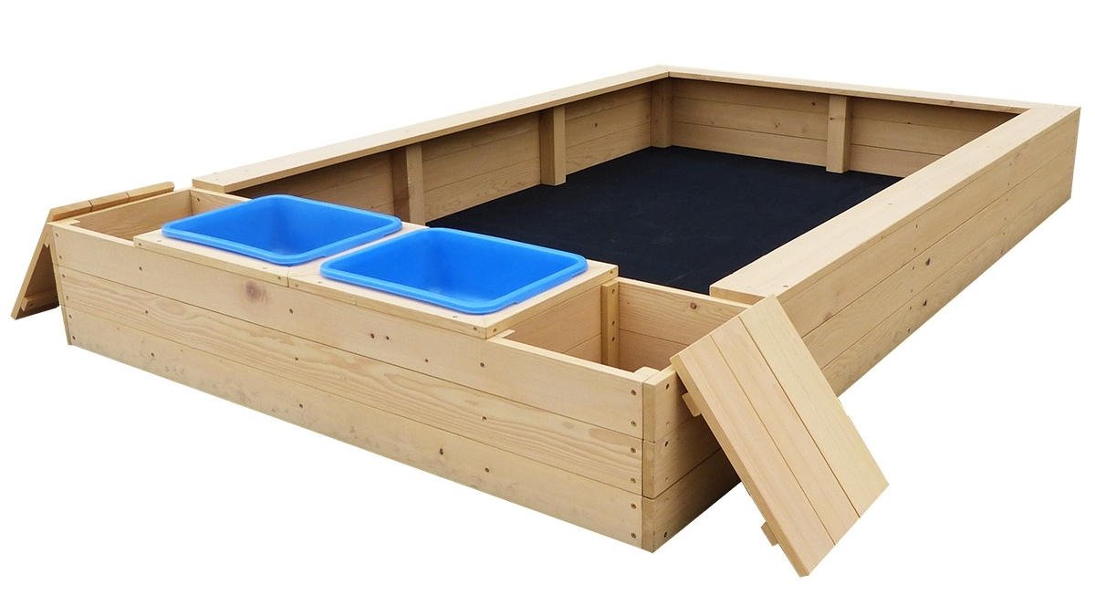 Lifespan Kids Mighty Rectangular Sandpit | Harvey Norman