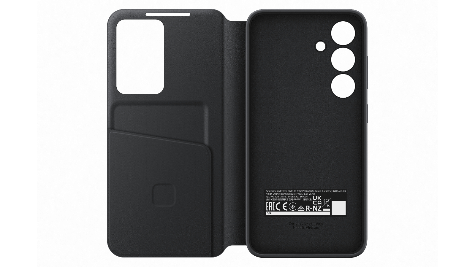 Samsung Galaxy S24 Smart View Wallet Case - Black | Harvey Norman