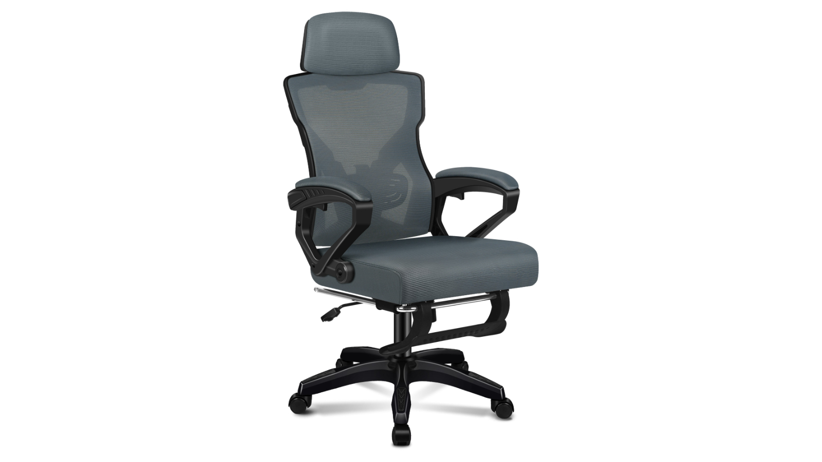 Alfordson Mesh Executive Office Chair Recliner - Black | Harvey Norman