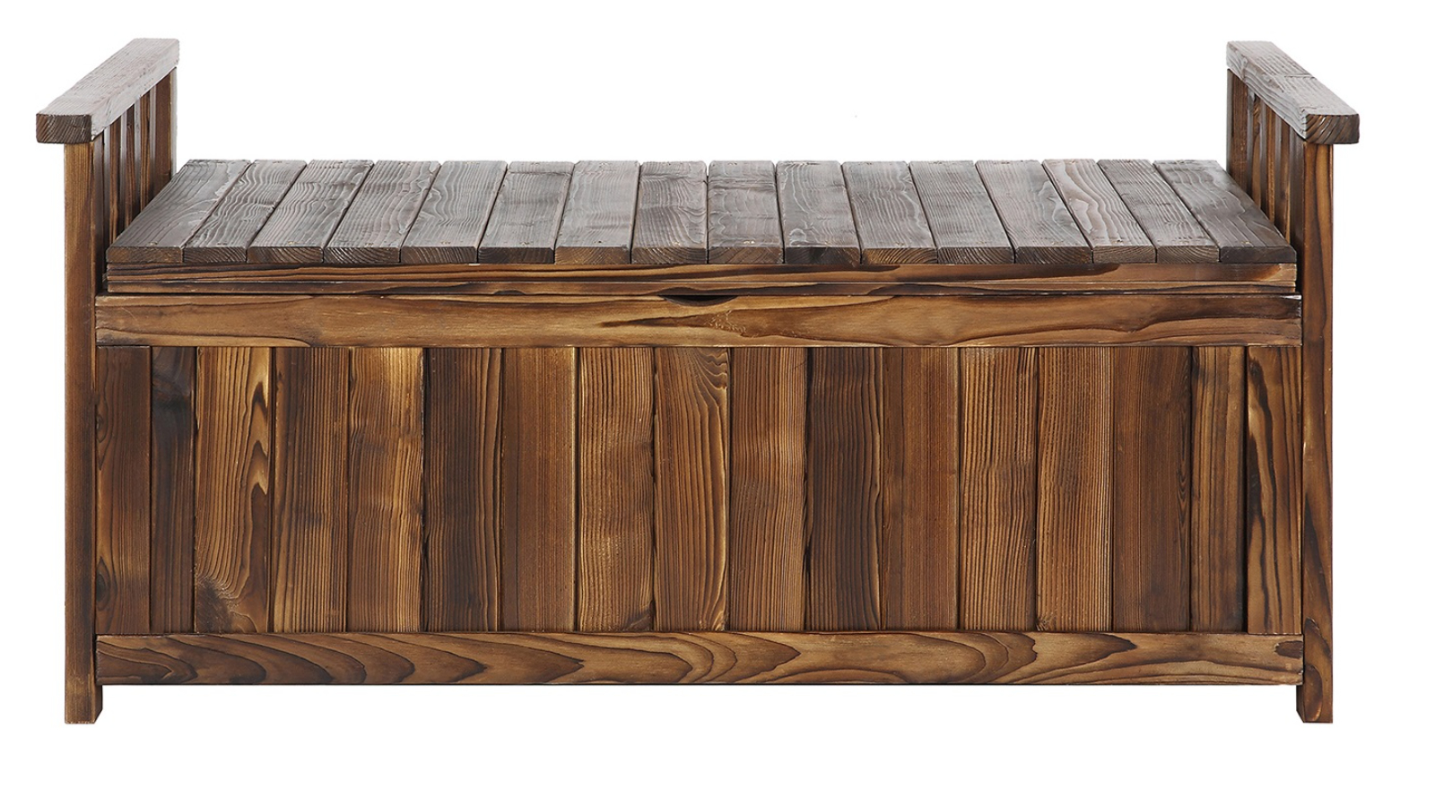 ALFORDSON Outdoor Charcoal Storage Box Wooden Garden Bench Chest - X ...