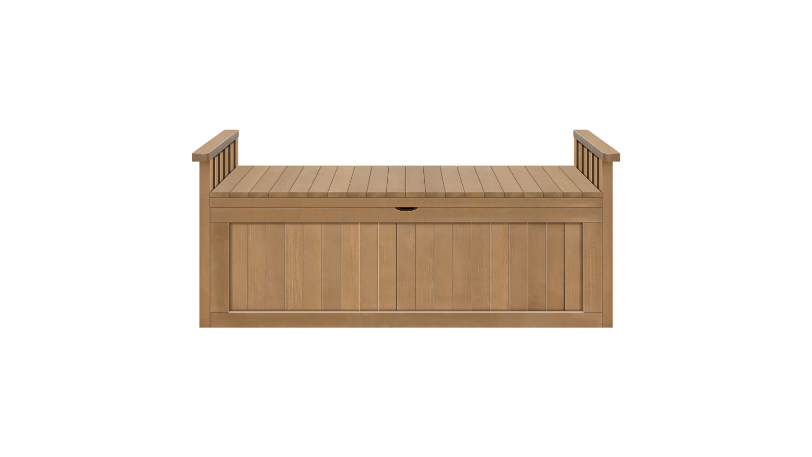 ALFORDSON Outdoor Natural Storage Box Wooden Garden Bench Chest - X ...