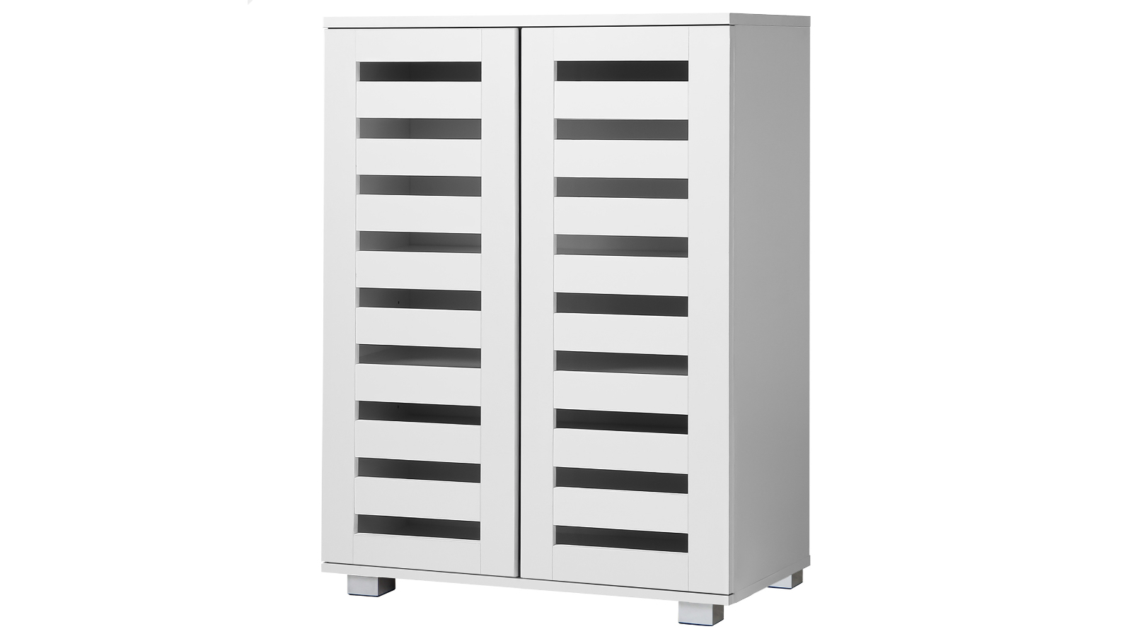 ALFORDSON 21 Pairs Shoe Cabinet Rack Storage Organizer White | Harvey ...