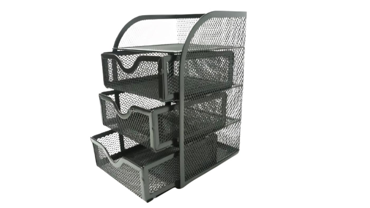 NNETM 4-Tier Mesh Desk Organizer with 3-Drawer | Harvey Norman