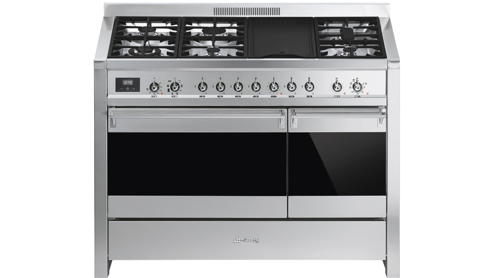 Smeg 1200mm Classic Opera Series Freestanding Cooker - Stainless Steel ...