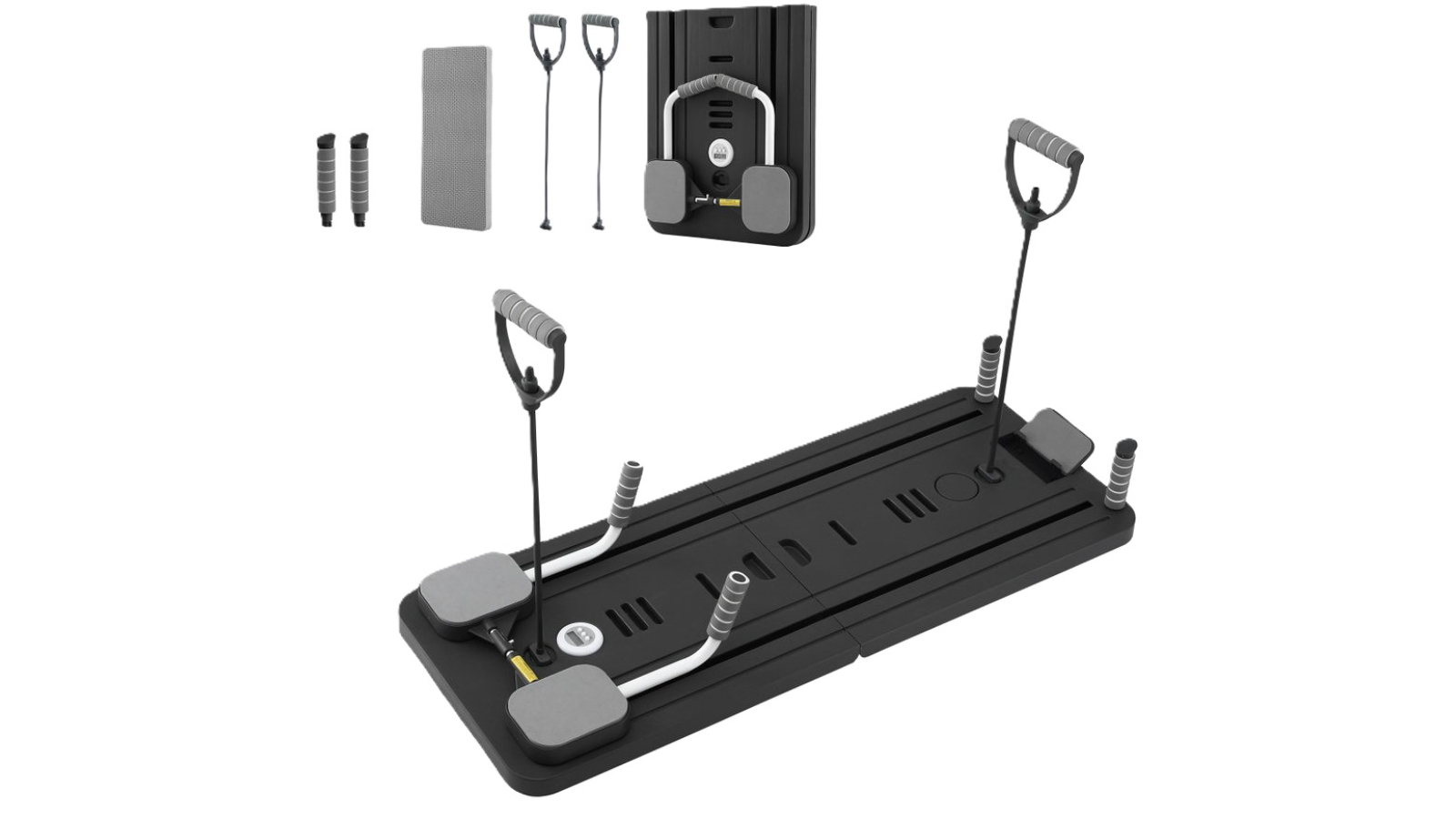 Everfit Pilates Reformer Abdominal Board Fitness Set - Black | Harvey ...