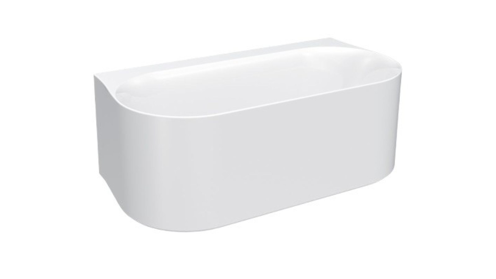 Parisi Ovation 1650 Freestanding Bath - Gloss White | Harvey Norman