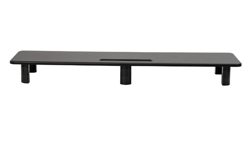 GKU Height Adjustable Dual Monitor Riser - Black | Harvey Norman