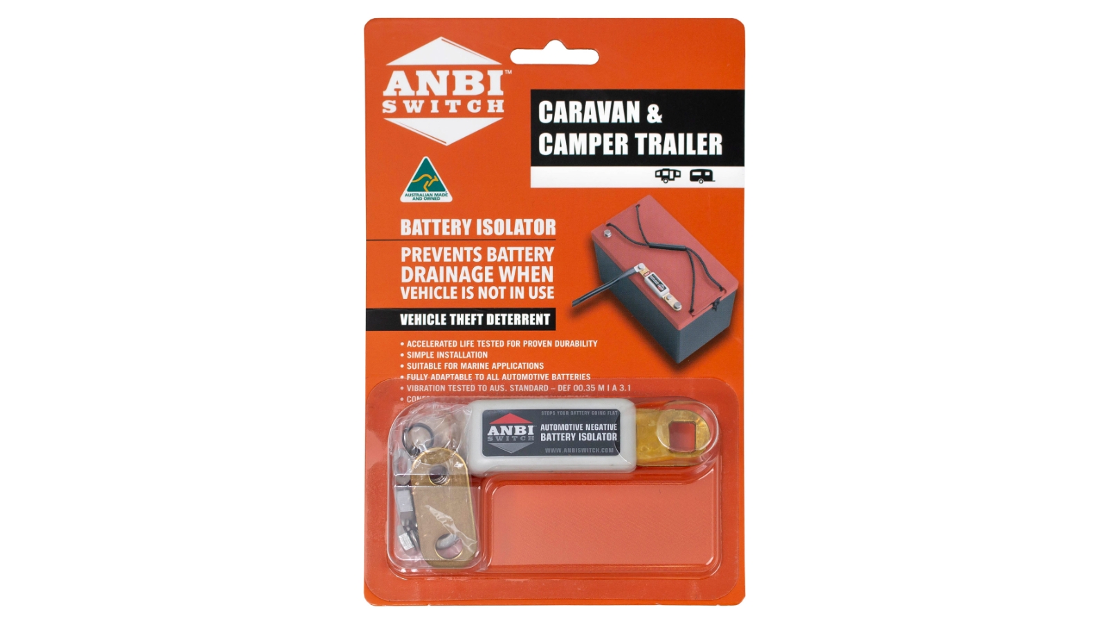 Anbi Switch Battery Isolator Switch Caravan | Harvey Norman