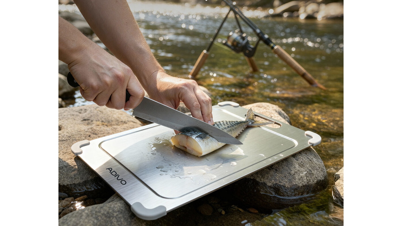 Adivo Pure Titanium Cutting Board - Large | Harvey Norman