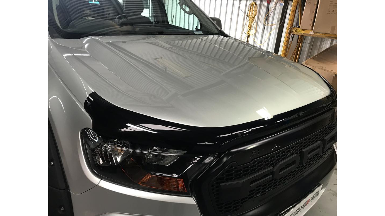 Tradieschoice Bonnet Protector Black Tinted Guard for Holden Colorado ...