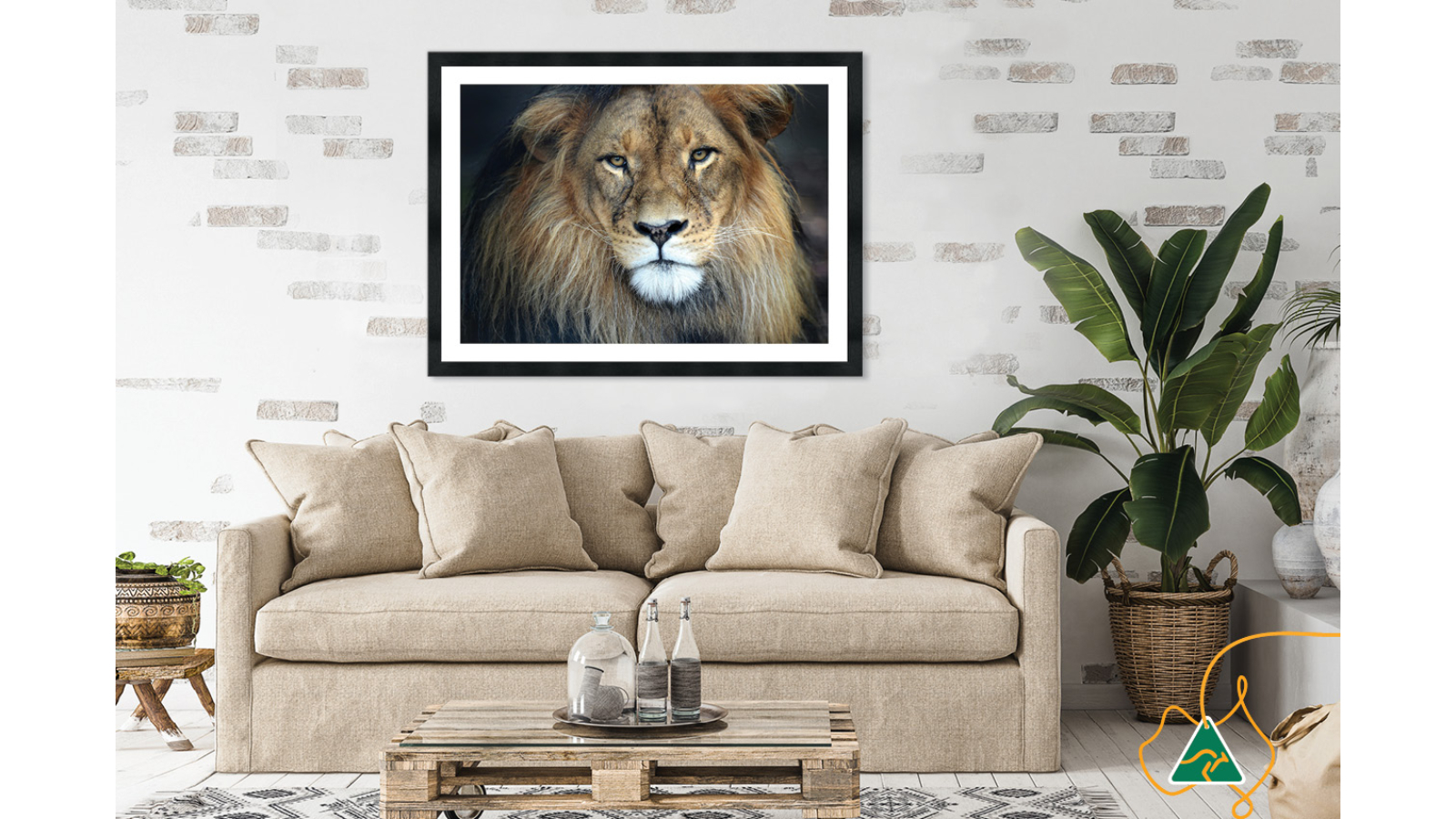 Cecil Framed Wall Art - Large | Harvey Norman