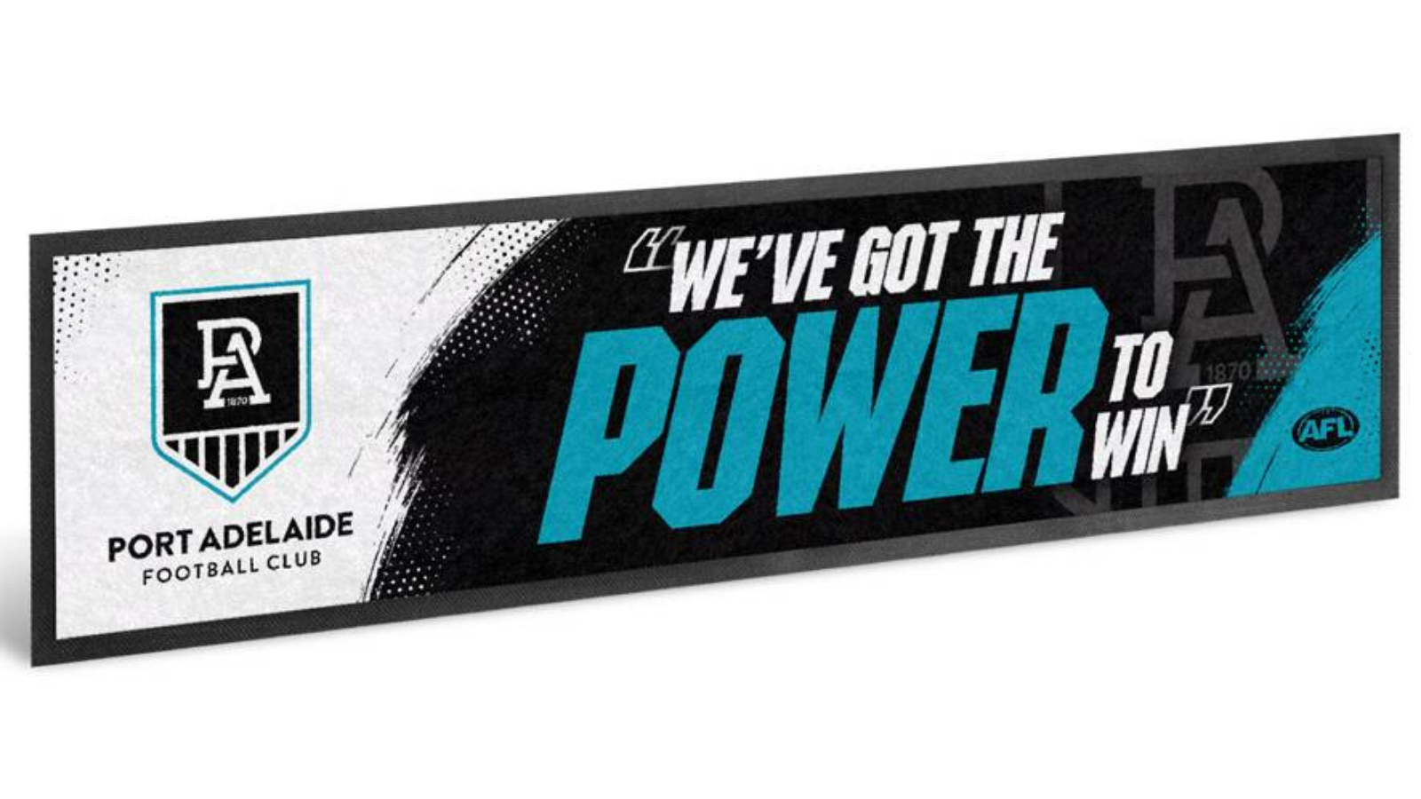 AFL Port Adelaide Power Team Song Bar Runner Mat | Harvey Norman