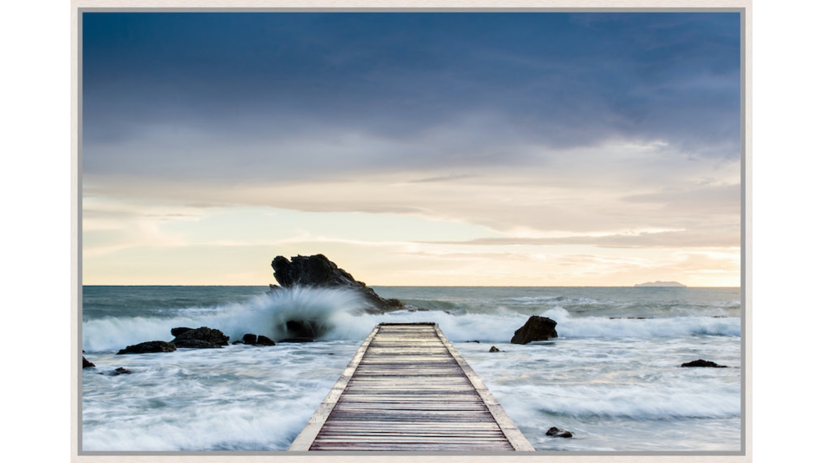 Wooden Jetty Wall Art - X-Small | Harvey Norman