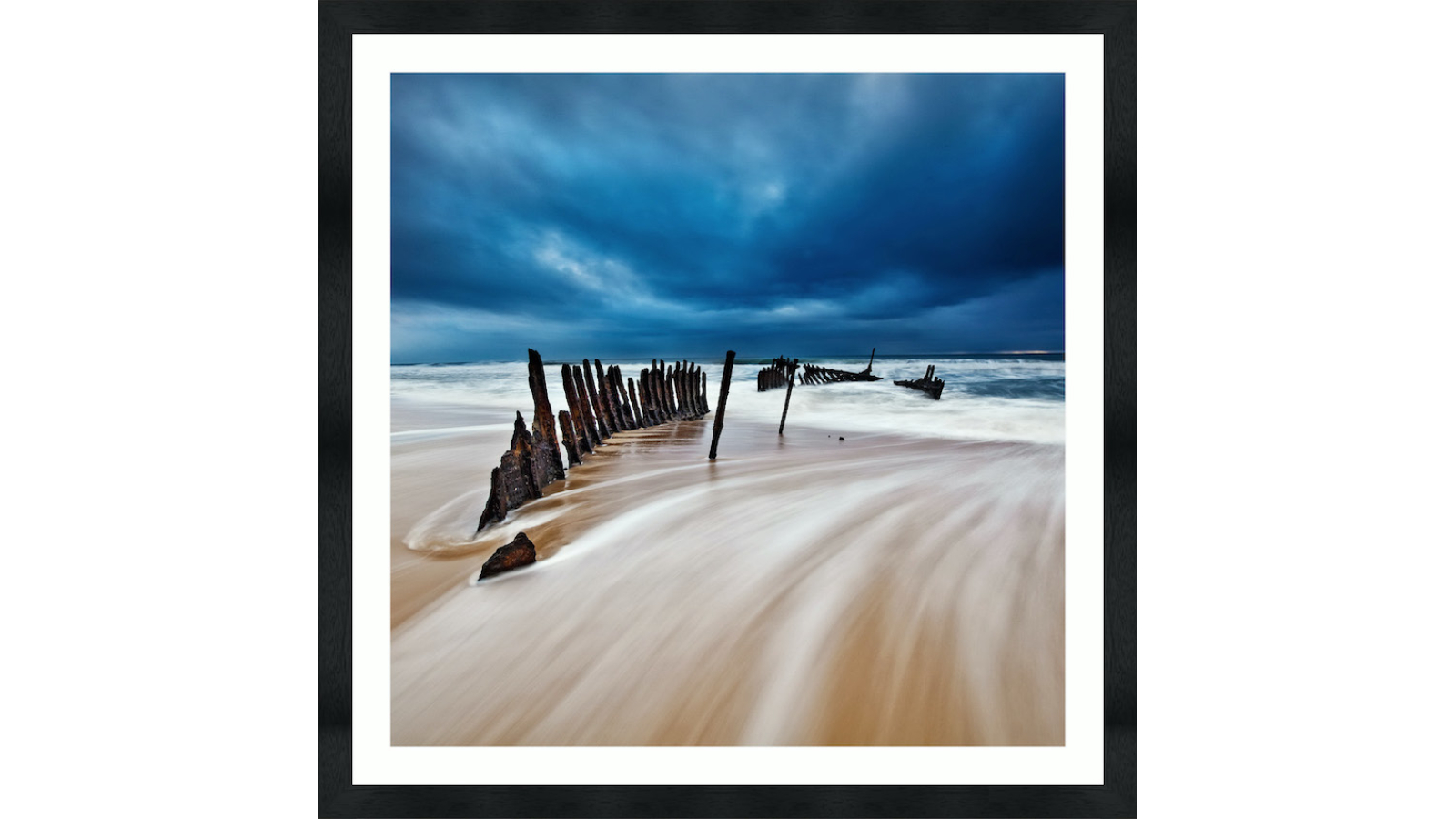 SS Dicky Black Framed Wall Art II - Large | Harvey Norman