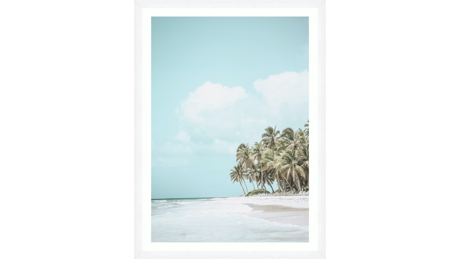 Tropical Bounty II White Framed Wall Art | Harvey Norman