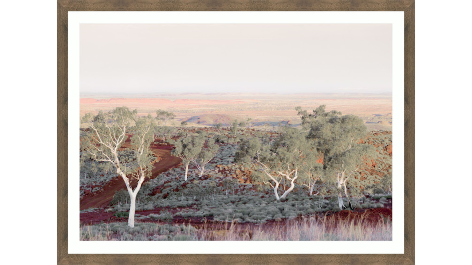 Pilbara Skies I Brown Framed Wall Art - Large | Harvey Norman
